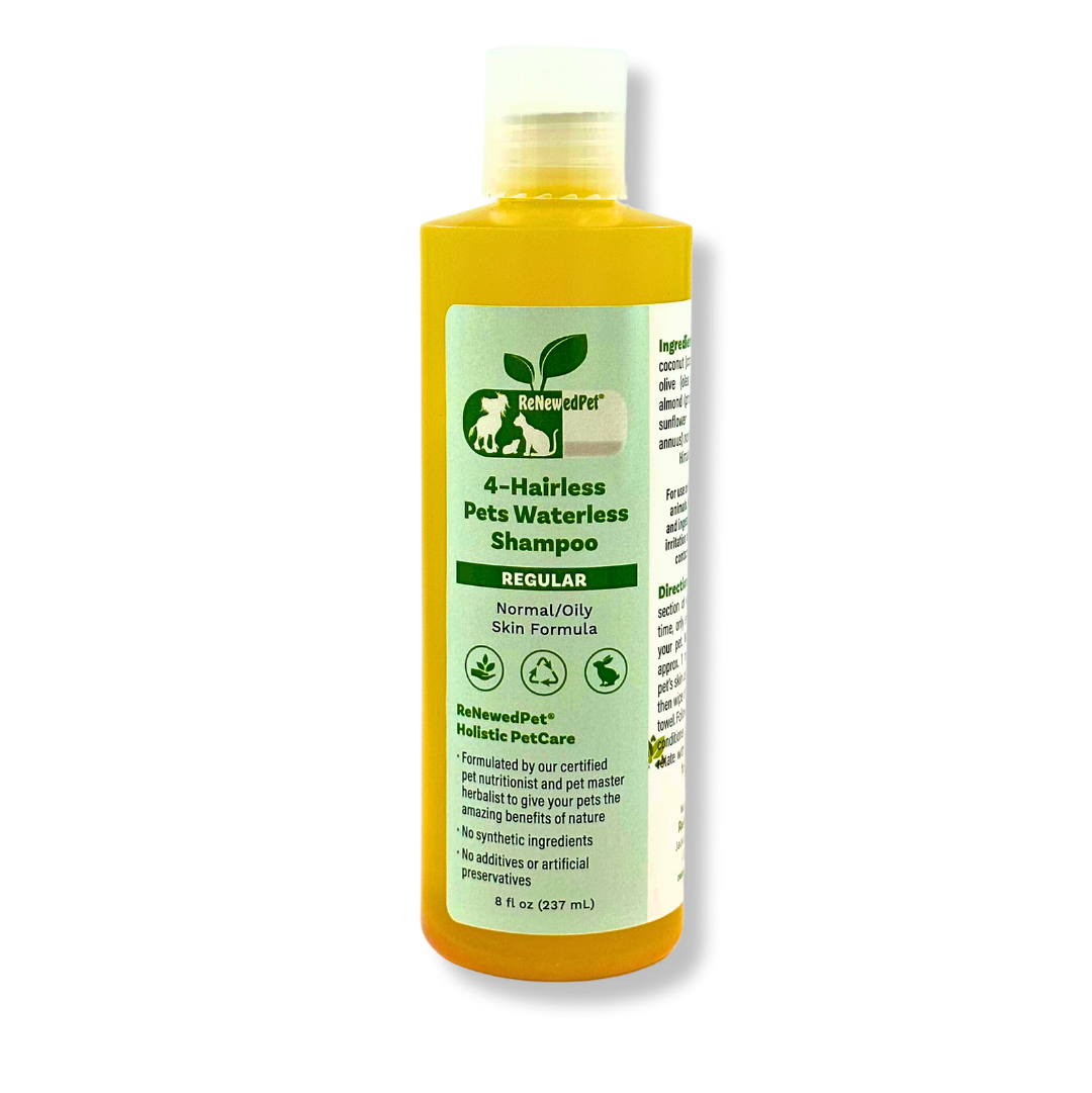 4-HAIRLESS PETS REGULAR WATERLESS SHAMPOO – ReNewedPet