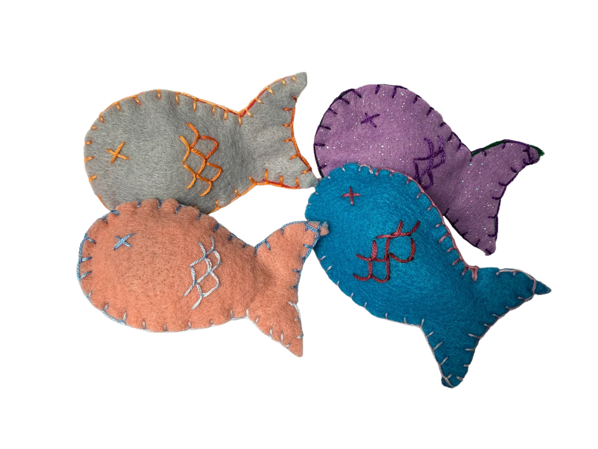 Organic Cat-Nip Fish Cat Toy! – ReNewedPet